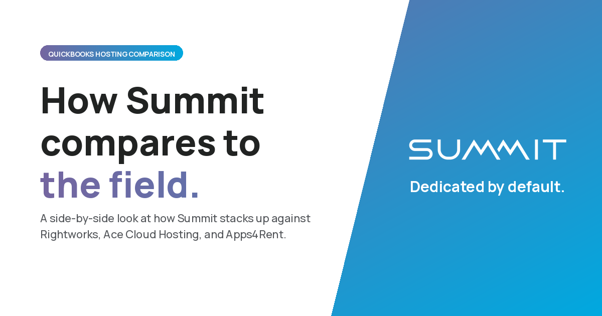 Best QuickBooks Hosting Provider Comparison | Summit